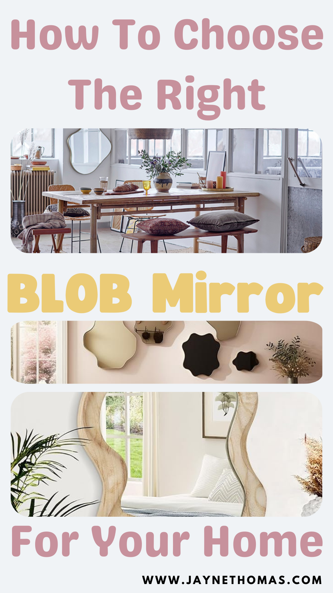 Blob Mirror One Of The Most Stylish Wall Mirrors - Jayne Thomas